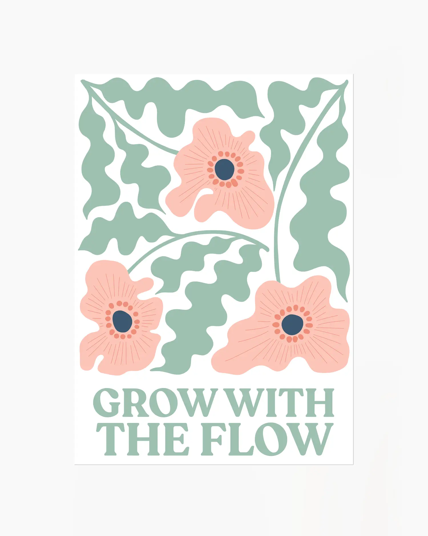 Grow With The Flow Poster | The Birth Poster