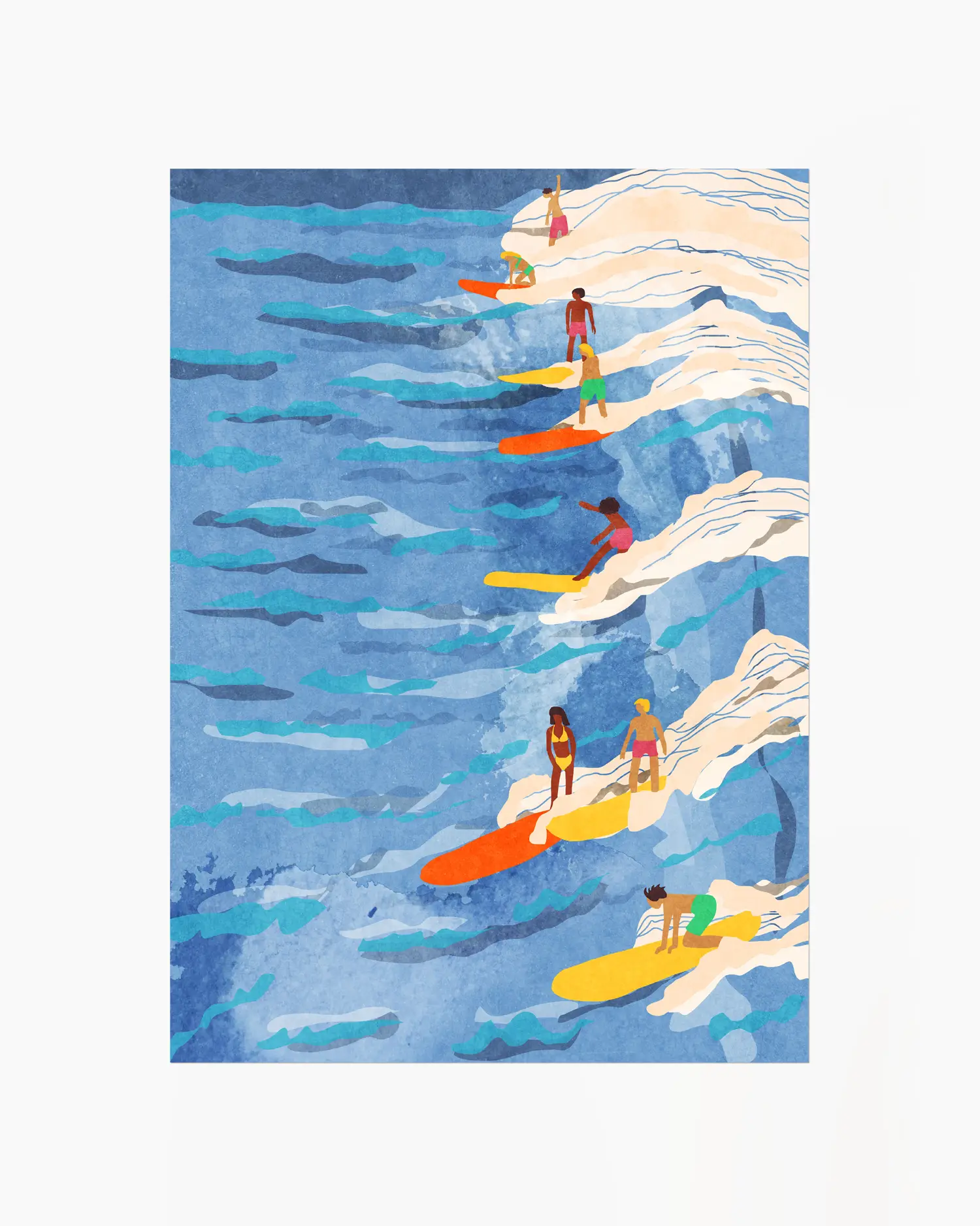 Chill Surfing Poster | The Birth Poster
